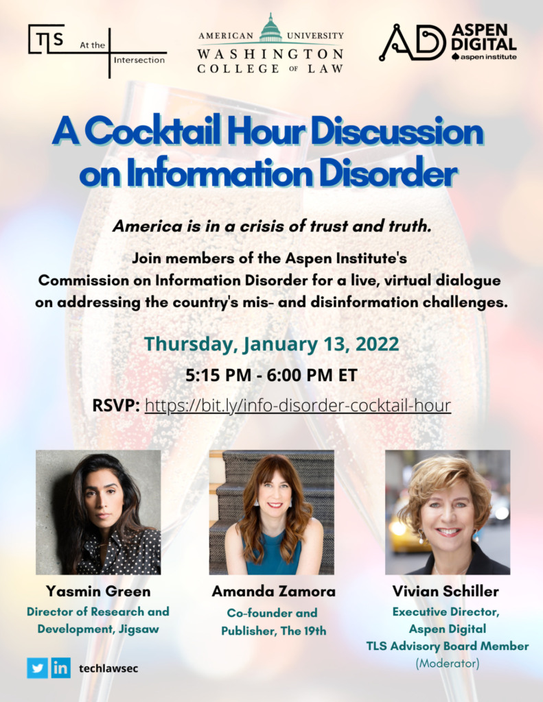 A Cocktail Hour Discussion on Information Disorder - Aspen Digital